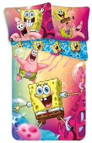 JERRY FABRICS Povlečení SpongeBob Bavlna, 140/200, 70/90 cm