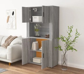 vidaXL Skříň highboard šedá sonoma kompozitní dřevo [3185357]