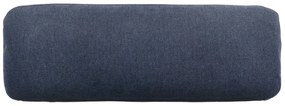 OnaDnes -20% Tmavě modrý látkový polštář Kave Home Neom 24 x 72 cm