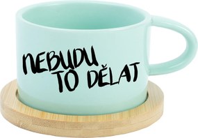 NEBUDU TO DĚLAT - mint hrníček makronka 200 ml