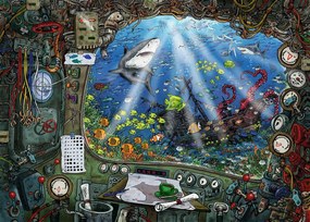 RAVENSBURGER Hra puzzle únikové V ponorce 759 dílků 70x50cm skládačka 2v1 2419953