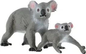 ZOOTED Zvířátko Koala medvídkovitý samice s mládětem / 2 ks / Plast /
