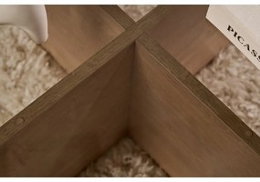 Konferenční stolek Aeris Sapphire Oak s tmavým sklem