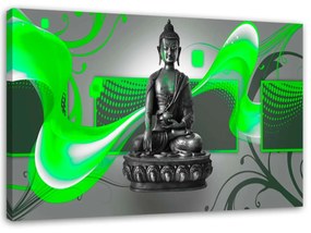 Obraz na plátně, Buddhova abstrakce - 100x70 cm