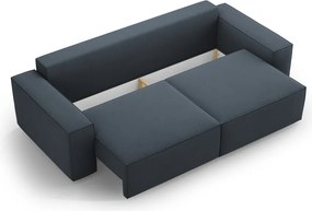 Modrá rozkládací pohovka 247 cm Jodie – Micadoni Home