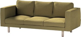 Potah na pohovku IKEA Norsborg 3-místná barva zelená látka pletený vzor