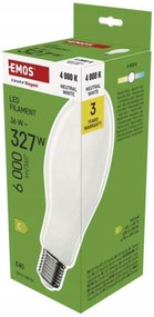 Emos Led žárovka Filament ED90 E40 36 W (327 W) 6 000 lm neutrální