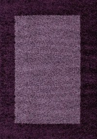 Vopi | Kusový koberec Life Shaggy 1503 lila - Kulatý průměr 160 cm