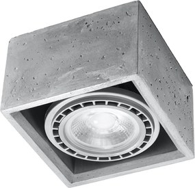 Sollux Lighting Stropní svítidlo QUATRO 1 beton