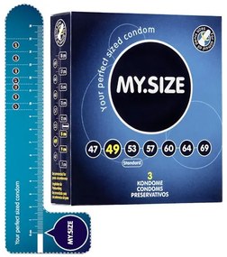 ORION Kondomy My Size 16,5 cm, 4,9 cm 3ks