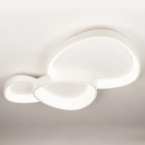 Stropní designové LED svítidlo Organic White 90