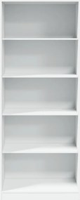 Šatní skříň bílá 80 x 50 x 200 cm kompozitní dřevo 3307720
