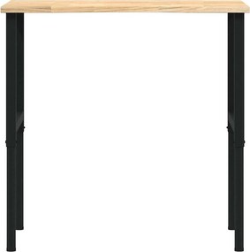 Pracovní stůl 100 x 60 x (71,5–98) cm masivní dubové dřevo 3309695