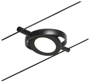 Paulmann 94418 - SADA 5xLED/4,5W Kompletní lankový systém ROUNDMAC 230V černá