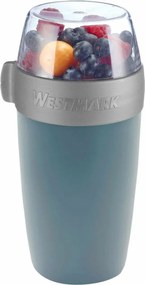 Westmark Dvoudílná dóza na svačinu, 700 ml, modrá, S