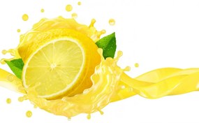 Vícedílný obraz Čerstvá Citronová Šťáva Nedostatek Nedostatek Přírodní plátno 200x150