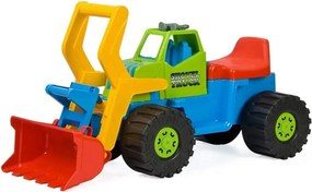 Dětské odrážedlo Bagr nakladač BAYO 74 cm modrý