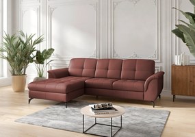 XXXLutz ROHOVÁ SEDAČKA, textil, kůže, červenohnědá Sit & More - Sedací soupravy - 000144016340