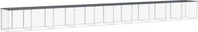 Klec pro kuřata se střechou antracitová 1 003 x 98 x 90 cm ocel 3189053