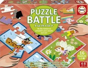 EDUCA Puzzle bitva Fantazie / 16x9 dílků / od 4 let