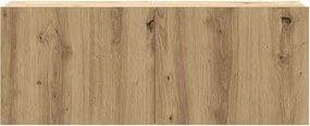 Sada 6 kusů nástěnné TV skříňka dub artisan kompozitní dřevo 3329002