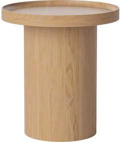 Konferenční stolek Plateau Ø48 cm, malý, více variant - Bolia Varianta: lakovaný dub