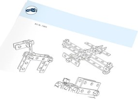 Stavebnice Nordic 67 dílů – přírodní dřevěná stavebnice v pastelových barvách