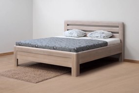 BMB Adriana Lux postel - dub Moření: Olej bílý, Provedení: Dub cink, Rozměr: 180 x 200 cm