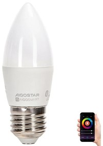 Aigostar B.V. | LED RGBW Žárovka C37 E27/4,9W/230V 2700-6500K - Aigostar | AI0588
