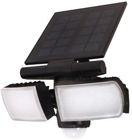 Svítidlo LED solární s čidlem pohybu a soumraku Solight 8 W 4 000 K