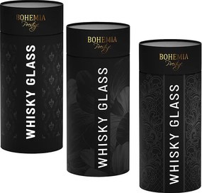 BOHEMIA PRESTIGE ELEGANTE SKLENICE NA WHISKY V TUBĚ 320ML SADA 2KS