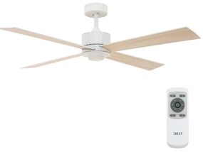 Lucci air 213171 - LED Stropní ventilátor NEWPORT dřevo/bílá/béžová + DO