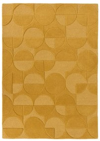 Flair Rugs, Kusový koberec Moderno Gigi Ochre, 160x230, žlutá, chodba / předsíň