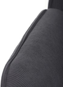 Relaxační křeslo ušák SIRI - šedý manšestr