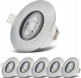 Sada 6 x Led stropní očko 4,9W IP65 pro kuchyňskou koupelnu, zapuštěné