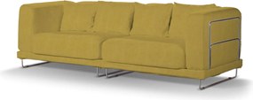 Potah na pohovku IKEA Tylösand 3-místná nerozkládací barva žlutá látka pletený vzor