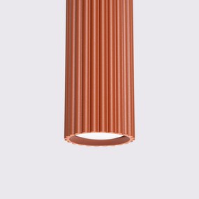Sollux Lighting Závěsné svítidlo KARBON 1 červené okrové
