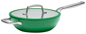 Wok pánev s poklicí/s keramickým povrchem ø 28 cm Meda 3.0 – FABINI