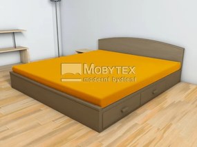 MATĚJOVSKÝ Prostěradlo žluto-oranžové Jersey Exkluziv 60x120/15