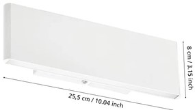Eglo 39265 - LED Nástěnné svítidlo CLIMENE 2xLED/5,4W/230V