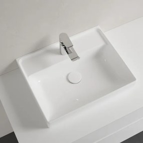 VILLEROY & BOCH Villeroy &amp; Boch COLLARO - Umyvadlo 500x400x150 mm, s přepadem, bílá Alpin 43345G01