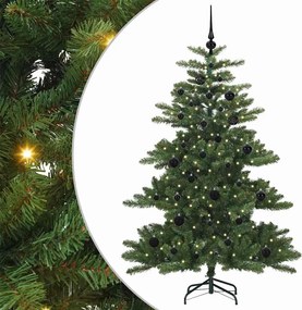 Umělý Skládací Vánoční Strom Zelená 150 cm PVC a ocel 3397654