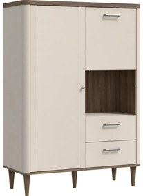 Komoda VIRO hnědá/béžová LCTK423L-M861