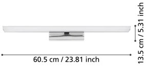 Eglo 900019 - LED RGBW Stmívatelné koupelnové osvětlení zrcadla 15,6W/230V IP44