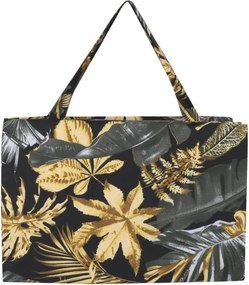 Bellatex Polstr na plážové lehátko - potah na zip Černá 55x195 cm