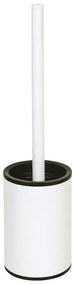 Sapho X-ROUND WHITE WC štětka válcová na postavení, bílá XR306W