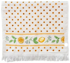 Kuchyňský froté ručník s citróny Lemons & Leafs - 40*66 cm