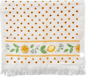 Kuchyňský froté ručník s citróny Lemons & Leafs - 40*66 cm
