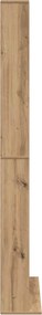 CD skříň Artisanový dub 101 x 23 x 177,5 cm Kompozitní dřevo 3329341