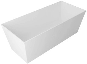 Gelco - Volně stojící vana Kvadrie, 159x65x55 cm, bílá GVKV1590